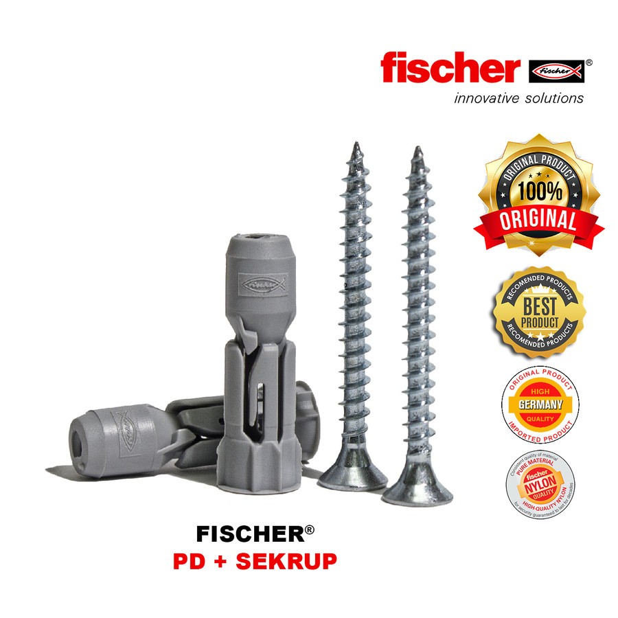 Jual Fischer PD + Sekrup - Angkur Dinding Gypsum | Shopee Indonesia