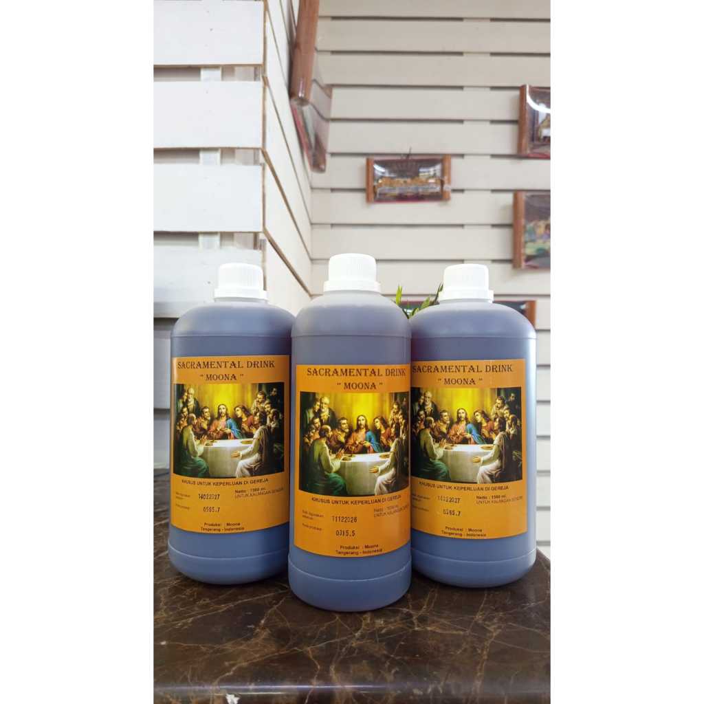 Jual Anggur Perjamuan Kudus Kemasan Botol MOONA | Shopee Indonesia