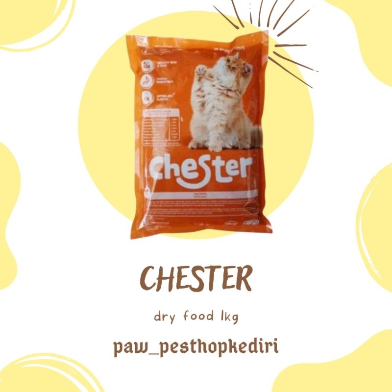 Jual Chester Cat Dry Food 1kg | Shopee Indonesia