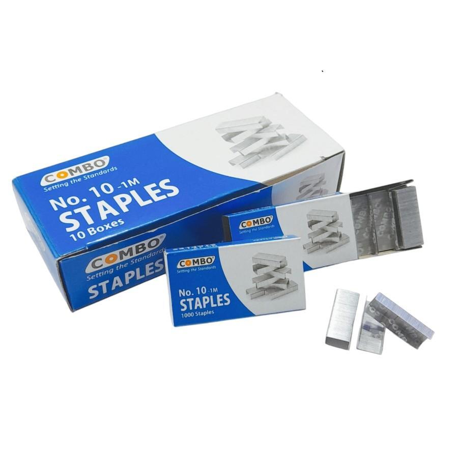 Jual [1 Kotak / 10 Bxs Kecil] Isi Staples Combo no.10 | Shopee Indonesia