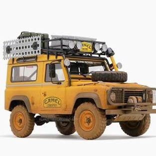 Jual 1/18 ALMOST REAL LAND ROVER DEFENDER 90 CAMEL TROPHY DIRTY VERSION ...