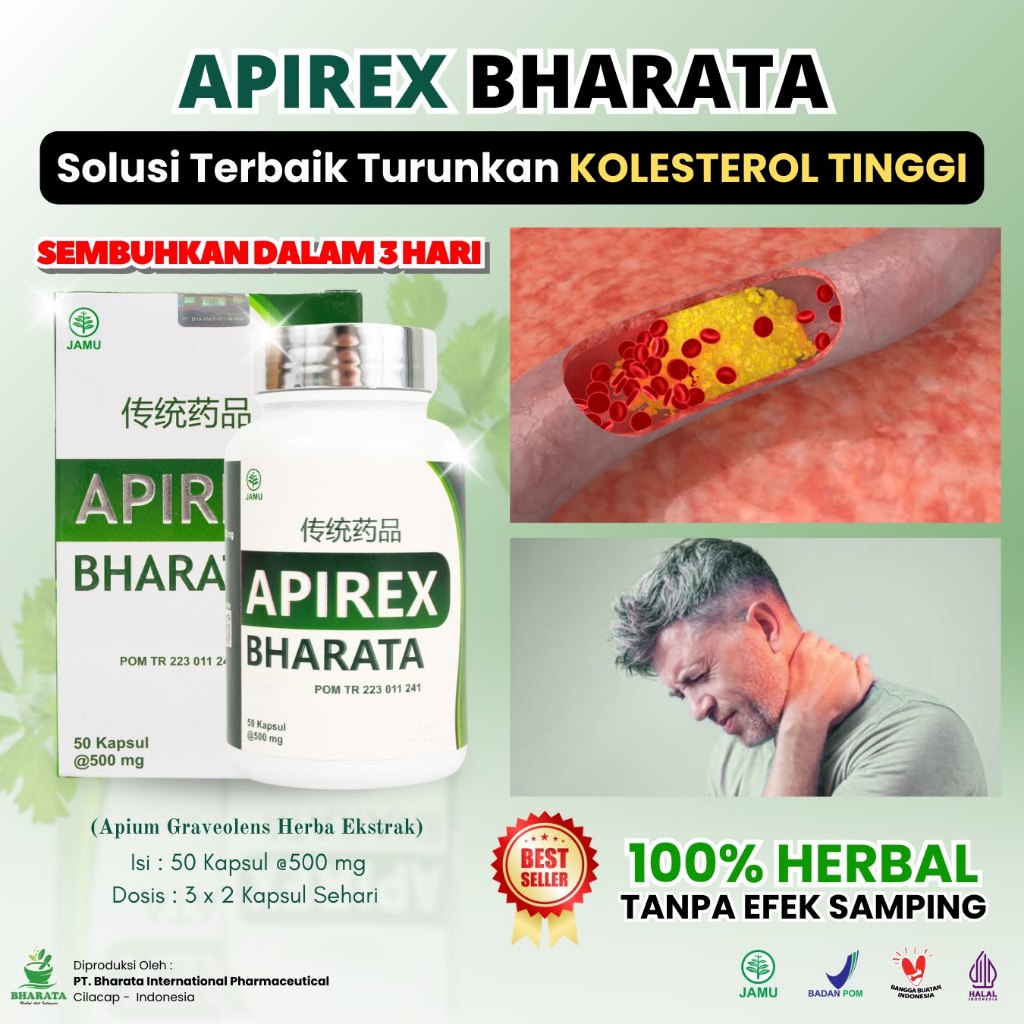 Jual Apirex Bharata | Solusi Herbal Hipertensi & Darah Tinggi | Shopee ...