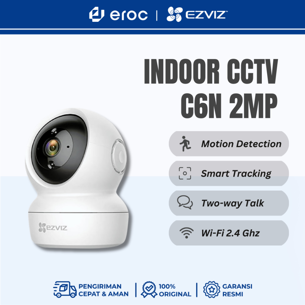 Jual EZVIZ C6N 2MP CCTV Camera Wifi Digital (LIVE) | Shopee Indonesia