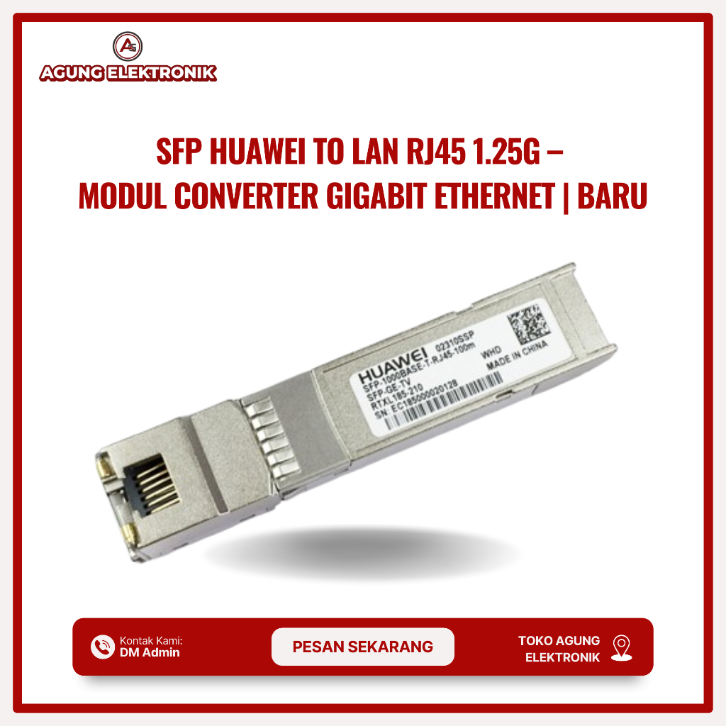 Jual SFP HUAWEI TO LAN RJ45 1.25G BARU | Shopee Indonesia