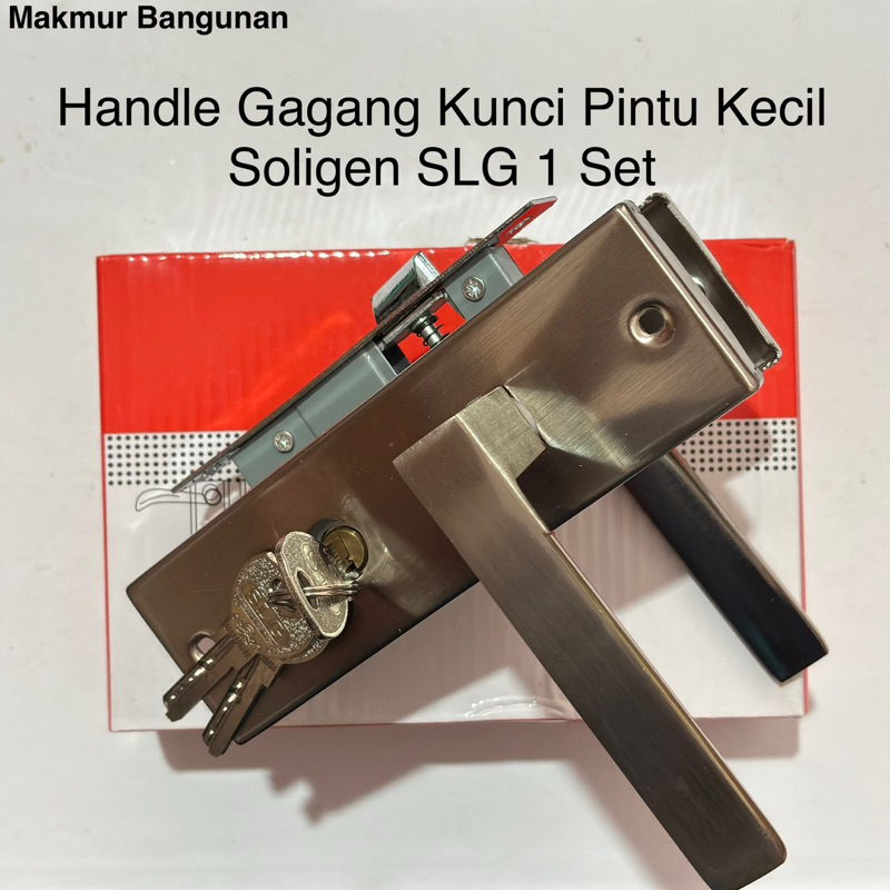 Jual Kunci Pintu Rumah Kecil Soligen SLG | 1 Set Handle Gagang Pintu ...
