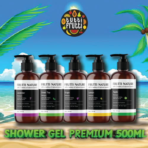Jual Frutti Nature x Tutti Frutti - Shower Gel Gold / Sabun Mandi Premium / Sabun Cair / Uk ...