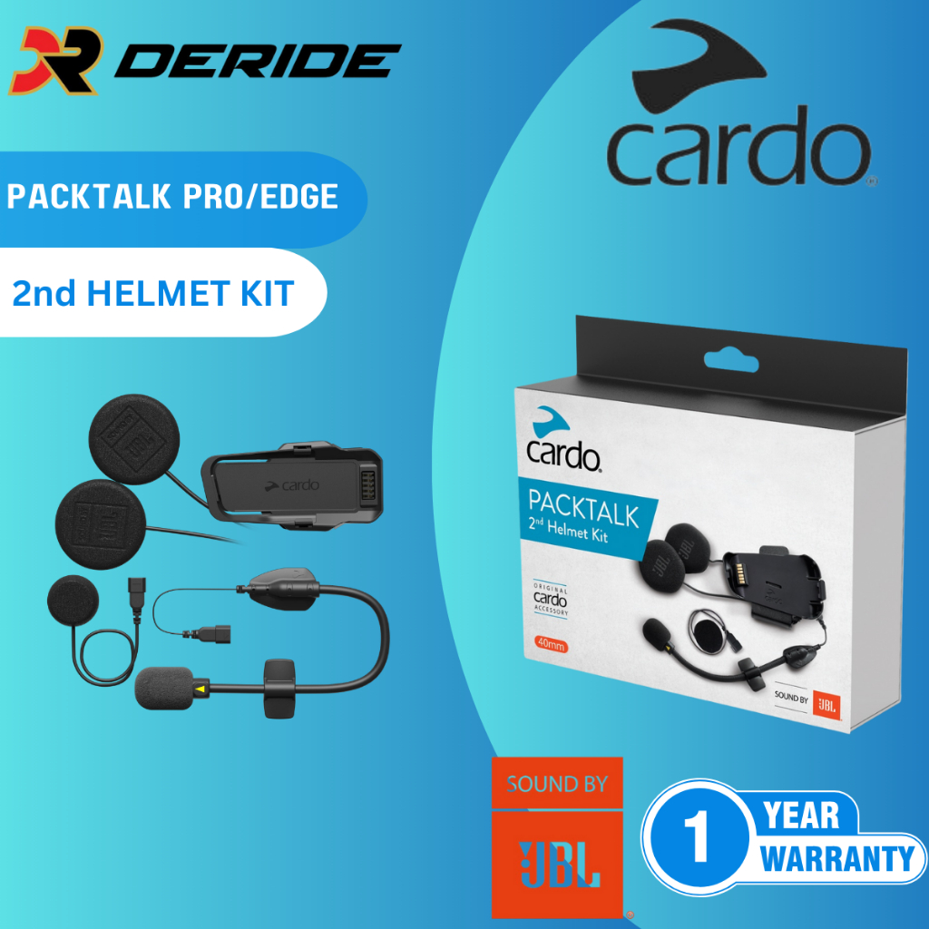 Jual Cardo Packtalk Edge/Pro 2nd Helmet Kit JBL Audio Kit Aksesoris ...