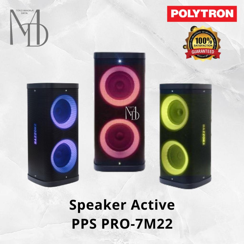 Jual POLYTRON Speaker Active PPS PRO7M22 Spiker Aktif PPS PRO 7M22 ...