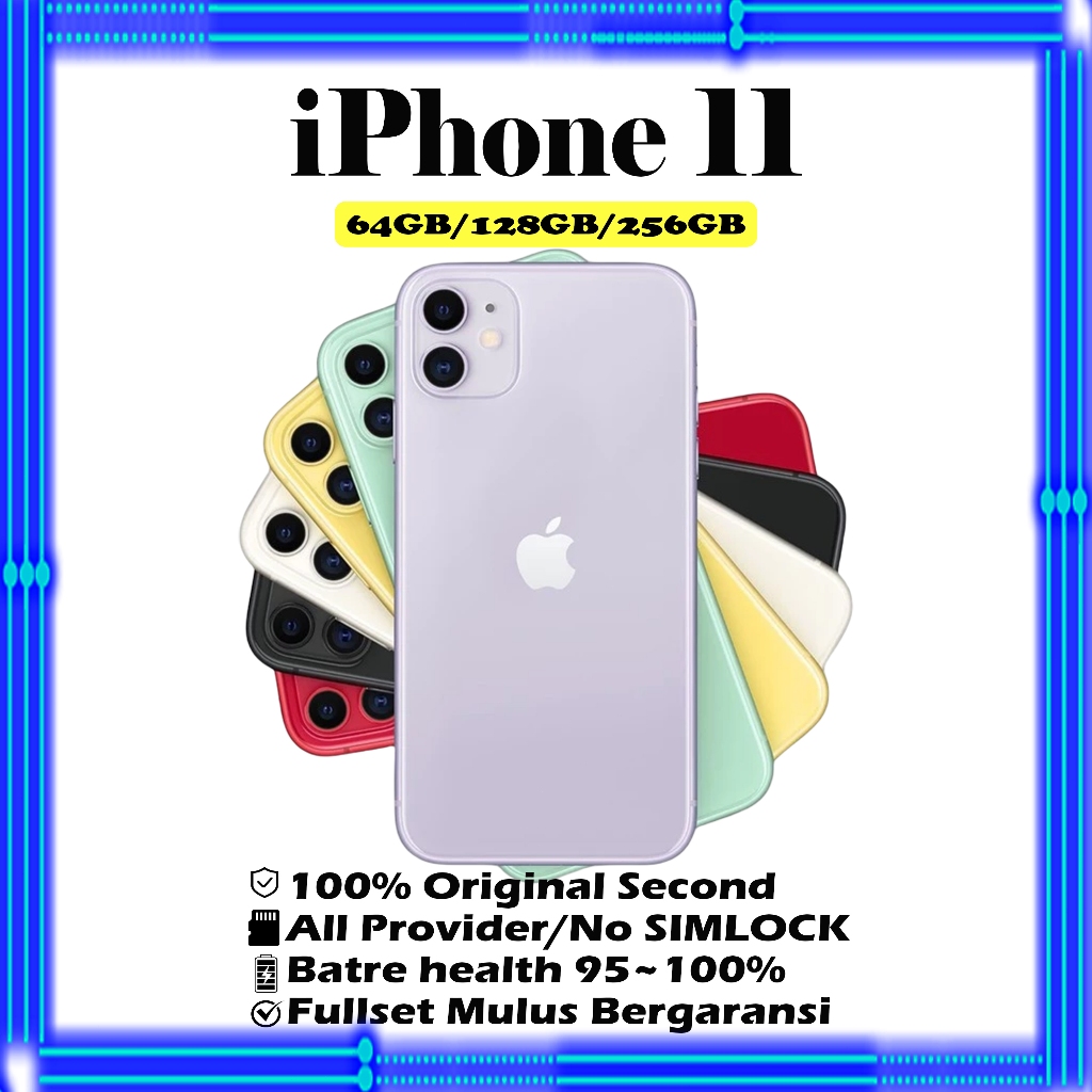 Jual (Used）Handphone ip 11&12 Second BEKAS 64gb 128gb 256gb ORIGINAL ...
