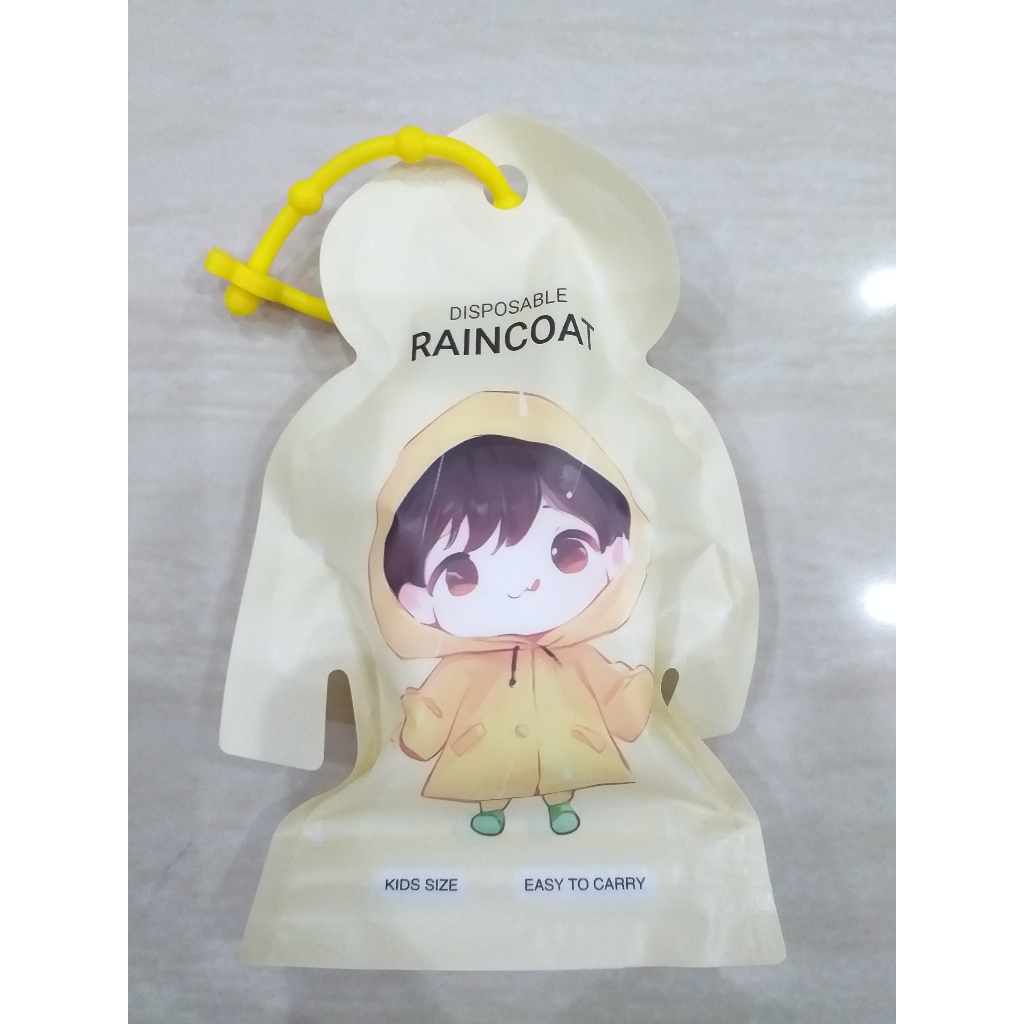 Jual Hello Sun Disposable Raincoat Kids Orange | Shopee Indonesia