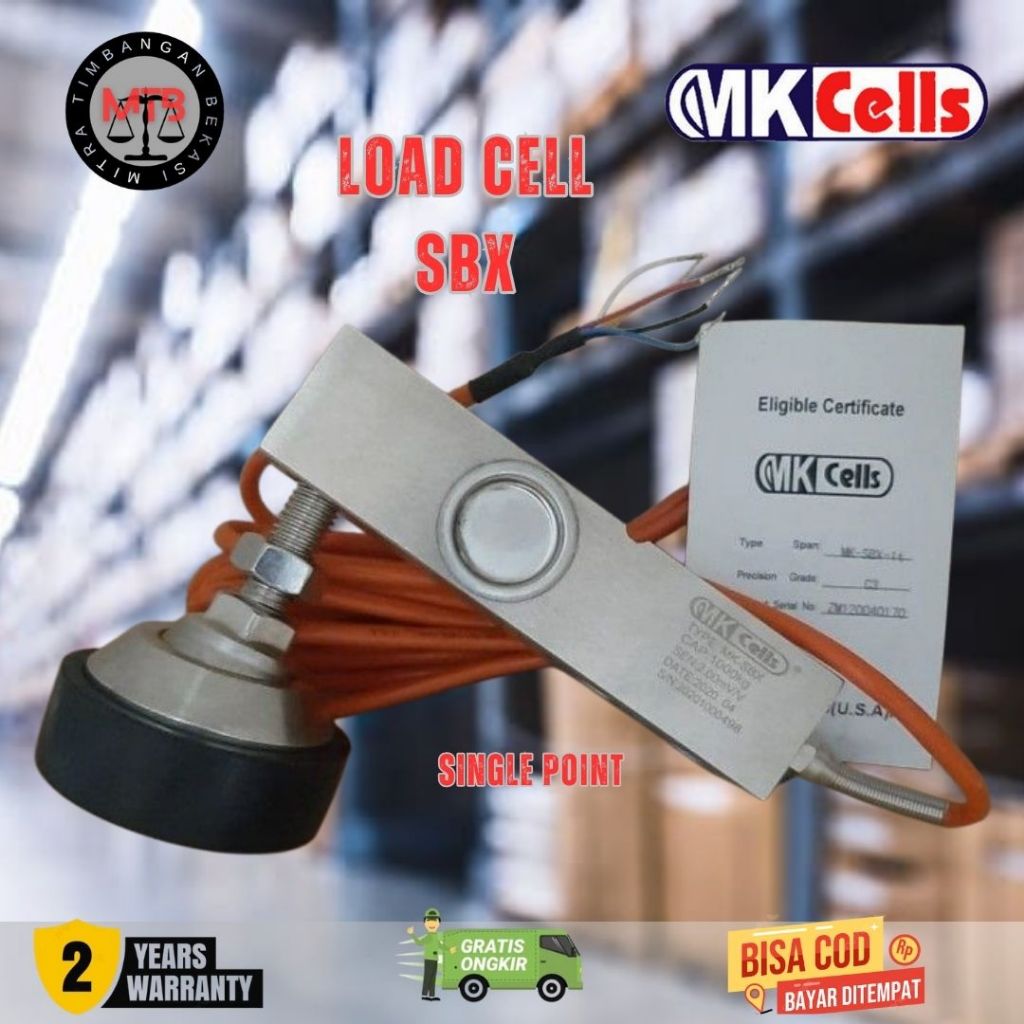 Jual loadcell shear beam/loadcell mk-sbx kapasitas 500-2ton | Shopee Indonesia