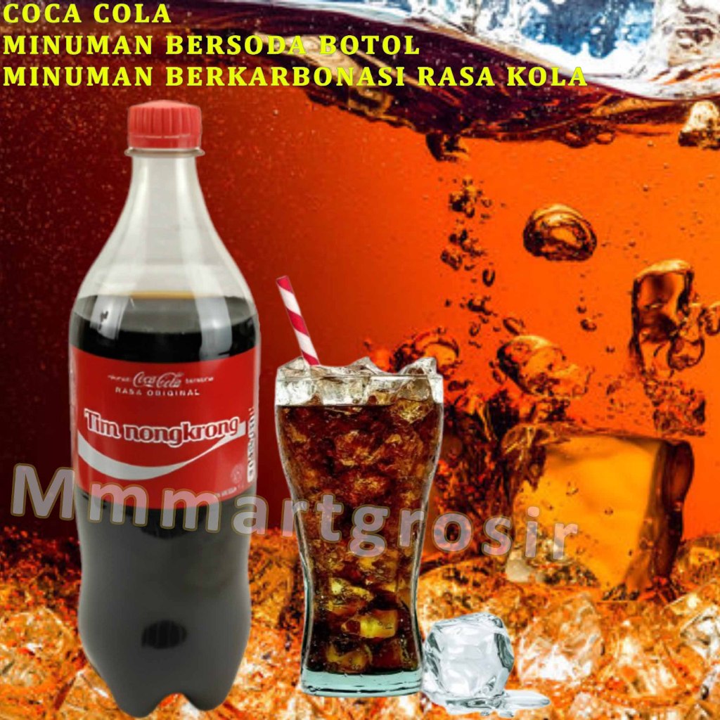 Jual Coca Cola / Minuman Botol Bersoda / Minuman Berkarbonasi Rasa Kola / 1 Liter | Shopee Indonesia