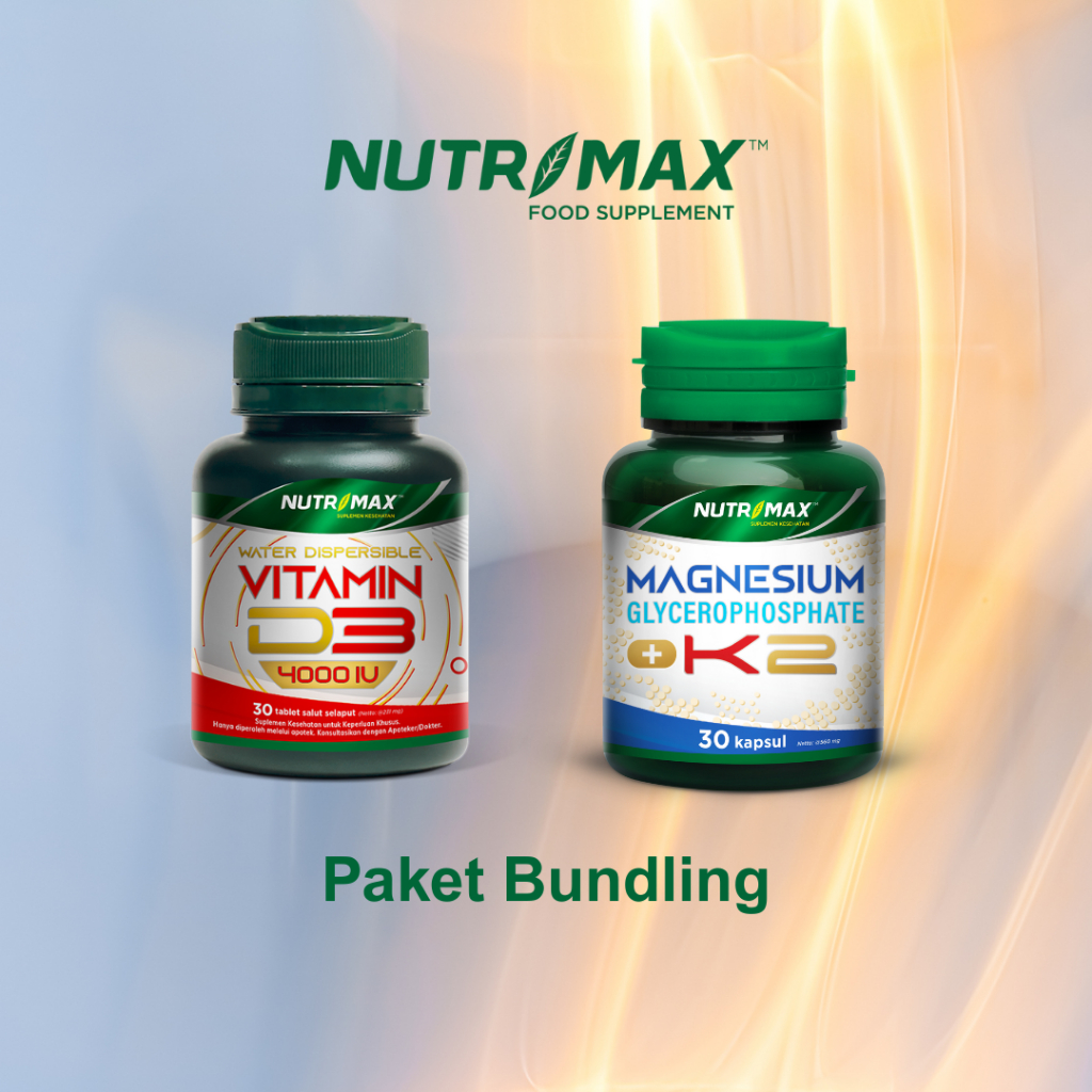Jual Paket Bundling Nutrimax Vitamin D3 4000 Nutrimax Magnesium ...