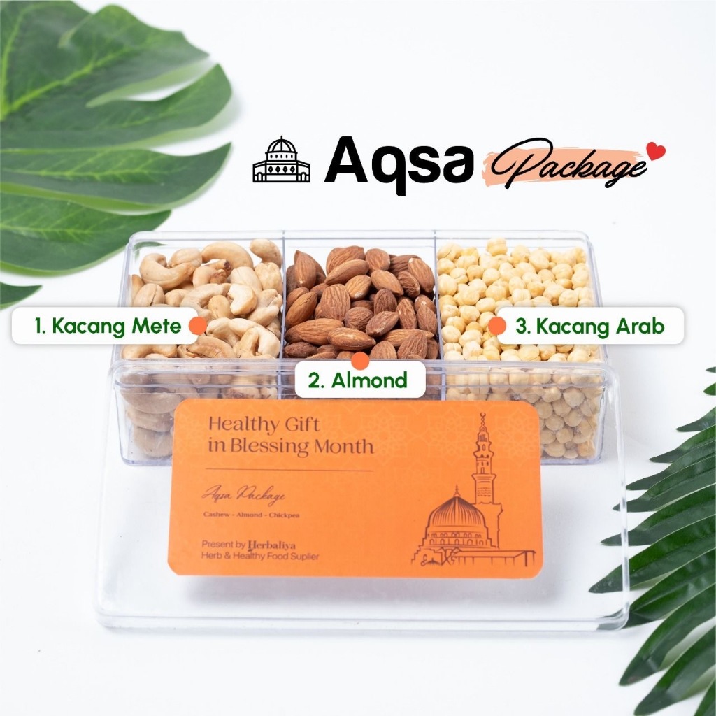 Jual Aqsa Package Hampers Kacang Mete Almond Kacang Arab Ekslusif Oleh ...
