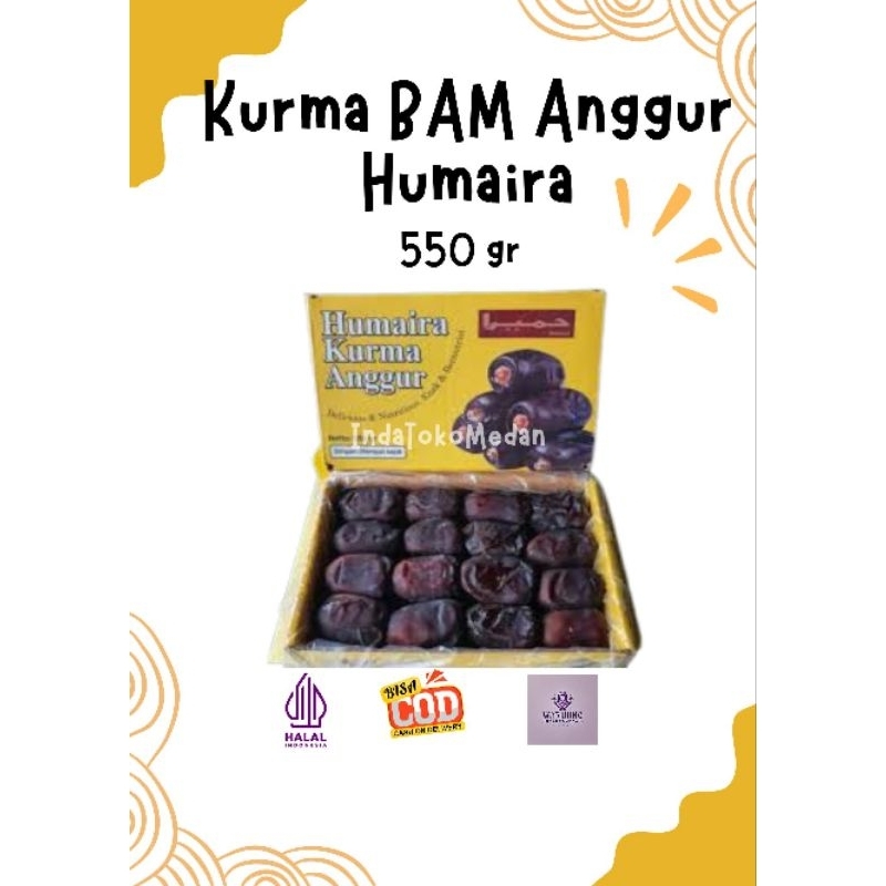 Jual COD KURMA BAM PREMIUM HUMAIRA 1 KOTAK 550 GR OLEH OLEH HAJI UMROH ...