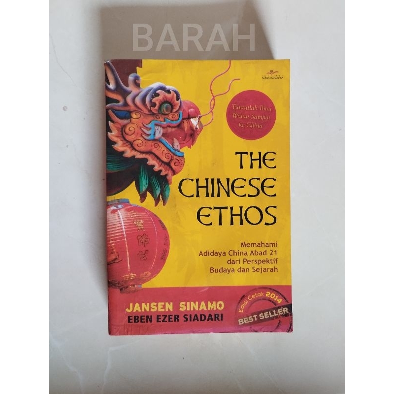 Jual Buku The Chinese Ethos, Jansen Sinamo, Eben Ezer Siadari. Original ...