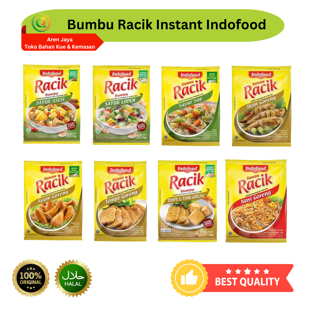 Jual Indofood Bumbu Racik Instant All Variant Ecer Satuan 20 Gram ...