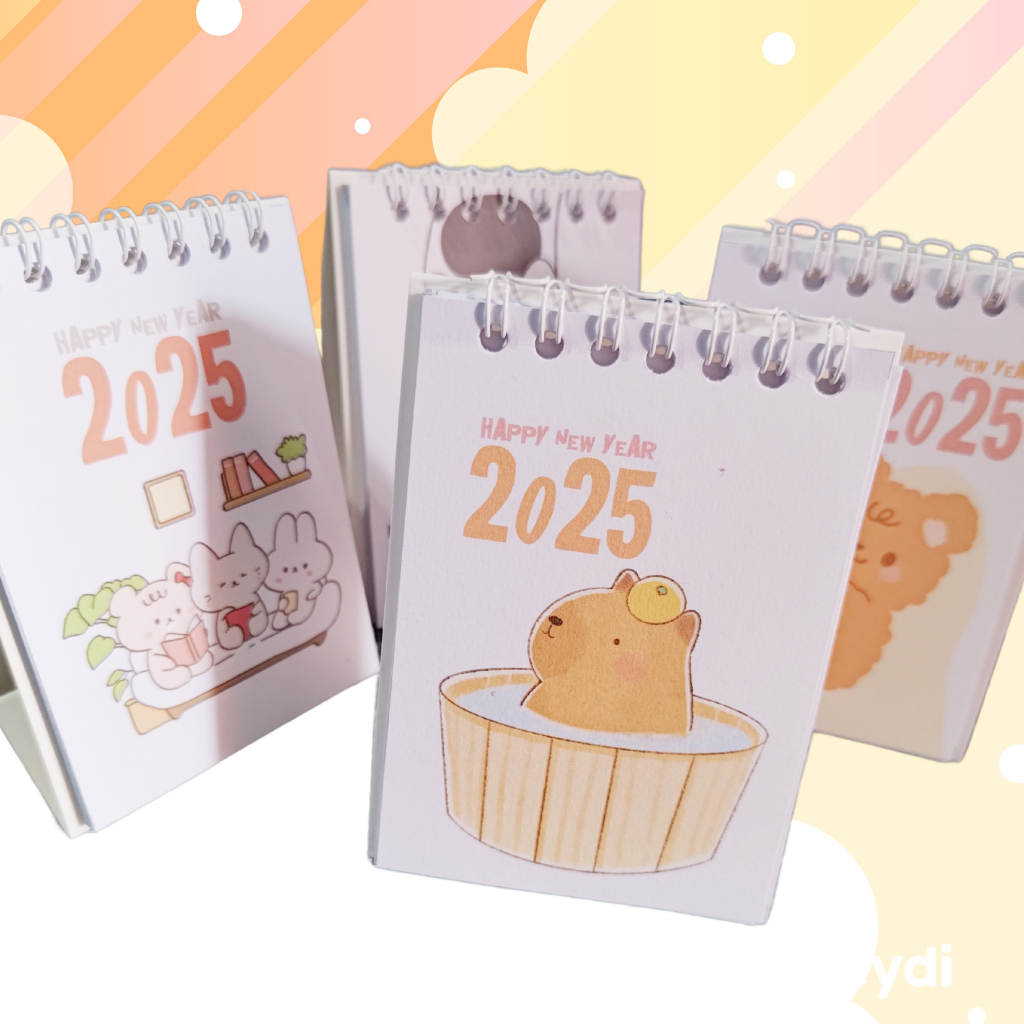 Jual Kalender Meja Mini Aesthetic / Kalender Meja MIni 2025 / Kalender ...