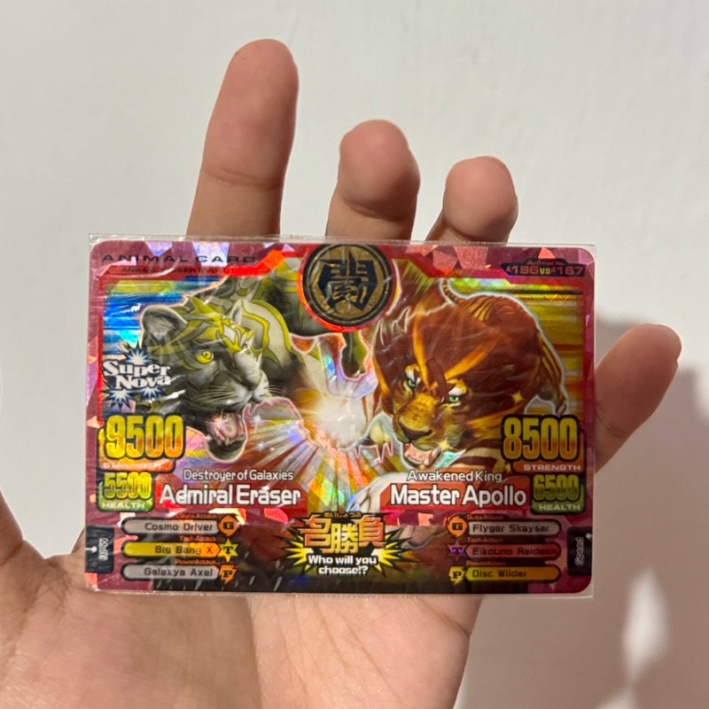 Jual Kartu Animal Kaiser (Admiral Eraser & Master Apollo) | Shopee Indonesia