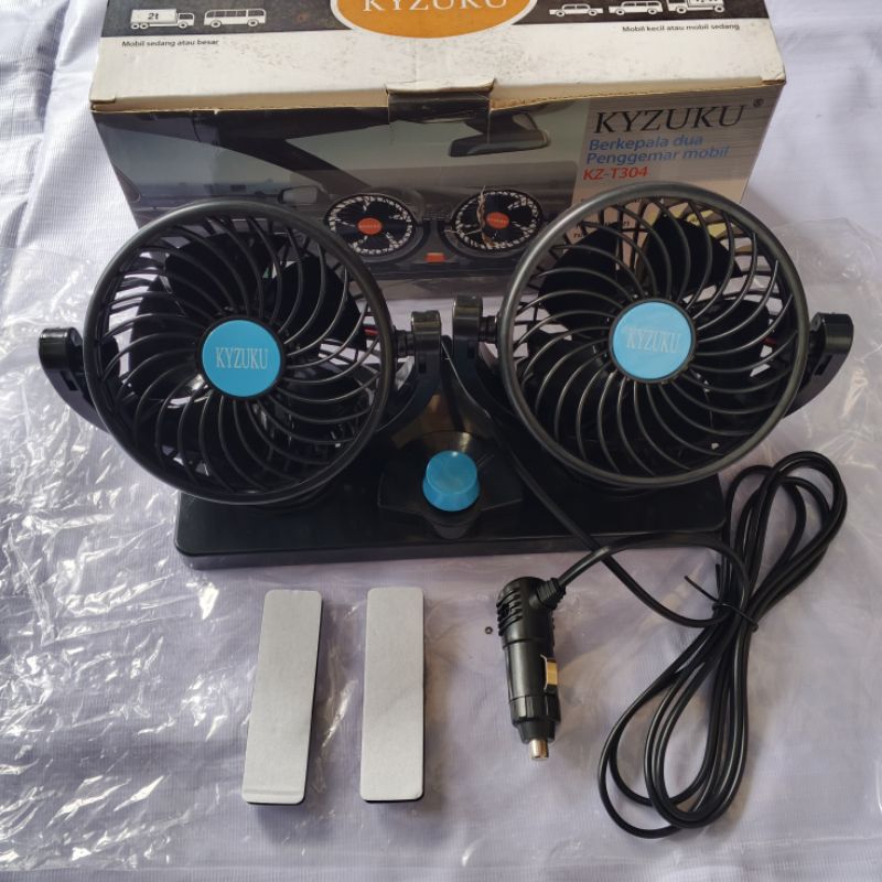 Jual Kipas Angin Mobil Double / Double Headed Vehicle Fan 12V Double ...