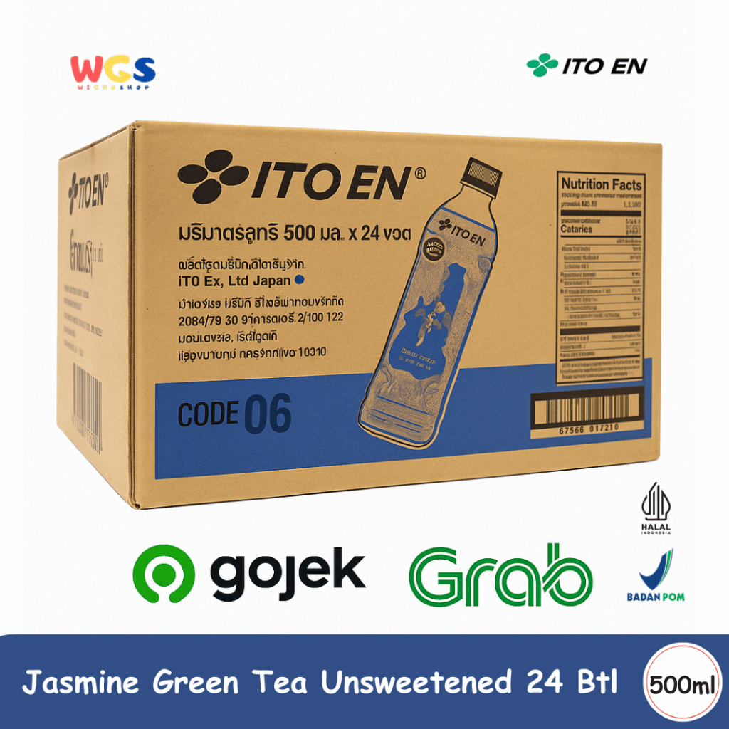 Jual ITO EN Jasmine Green Tea Unsweetened 500mL x 24 – Teh Hijau Melati Jepang Tanpa Gula ...