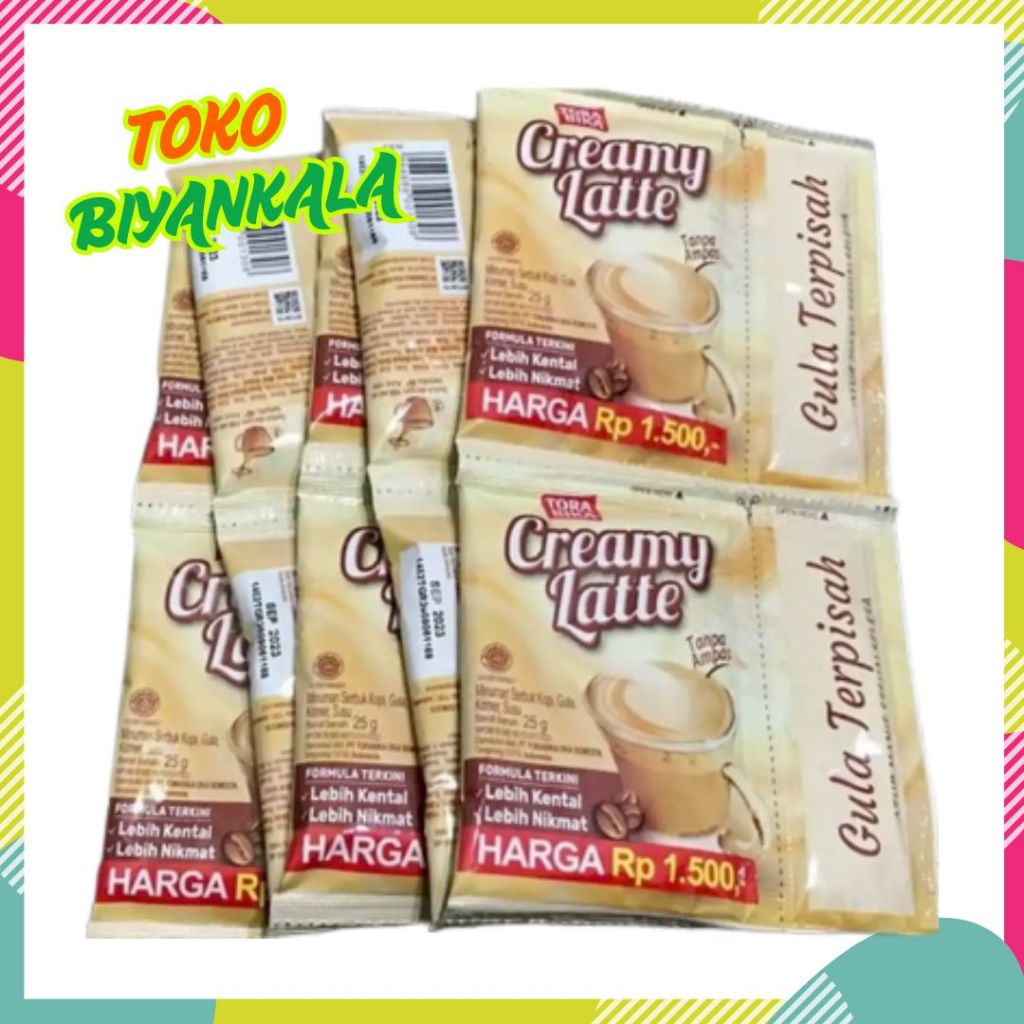 Jual Torabika Creamy Latte Kopi 25 gr x 10 sachet | Shopee Indonesia