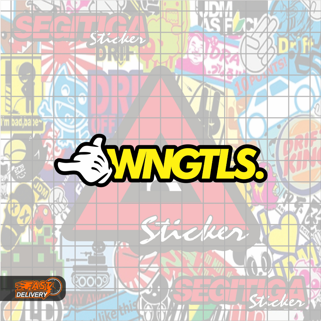 Jual Sticker Wong Tulus WNGTLS 10x2.5 Cm | Shopee Indonesia