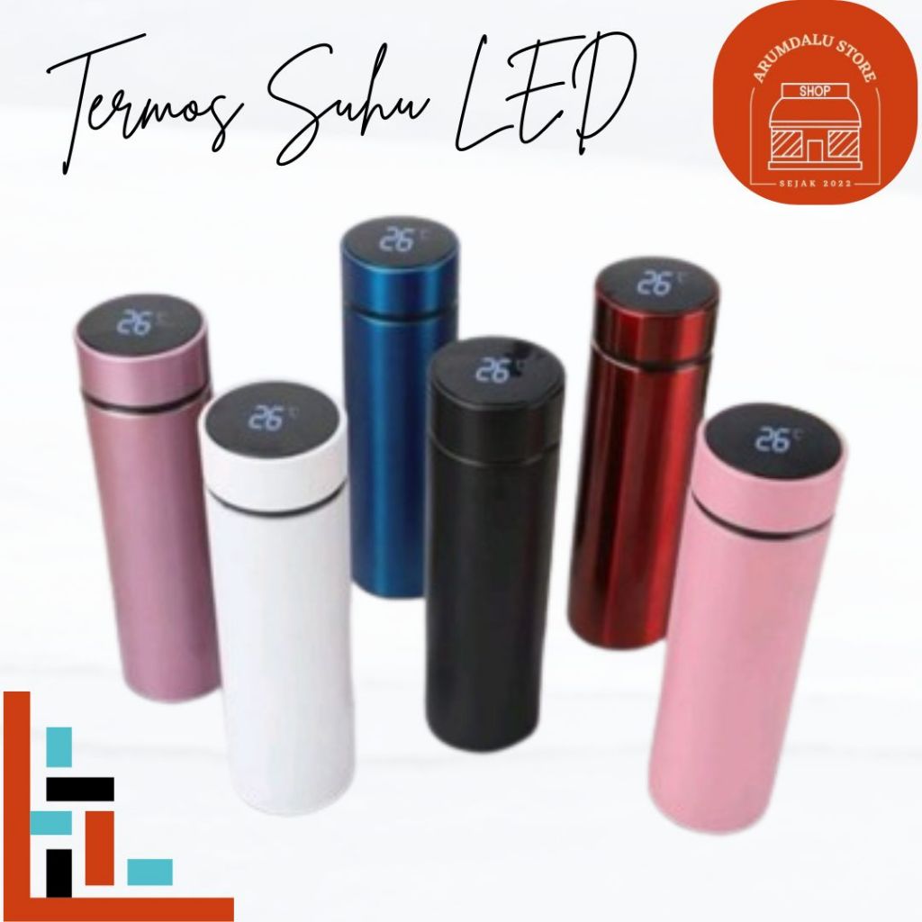Jual SMART CUP LED TEMPERATURE DISPLAY TERMOS SUHU 500ML | Shopee Indonesia
