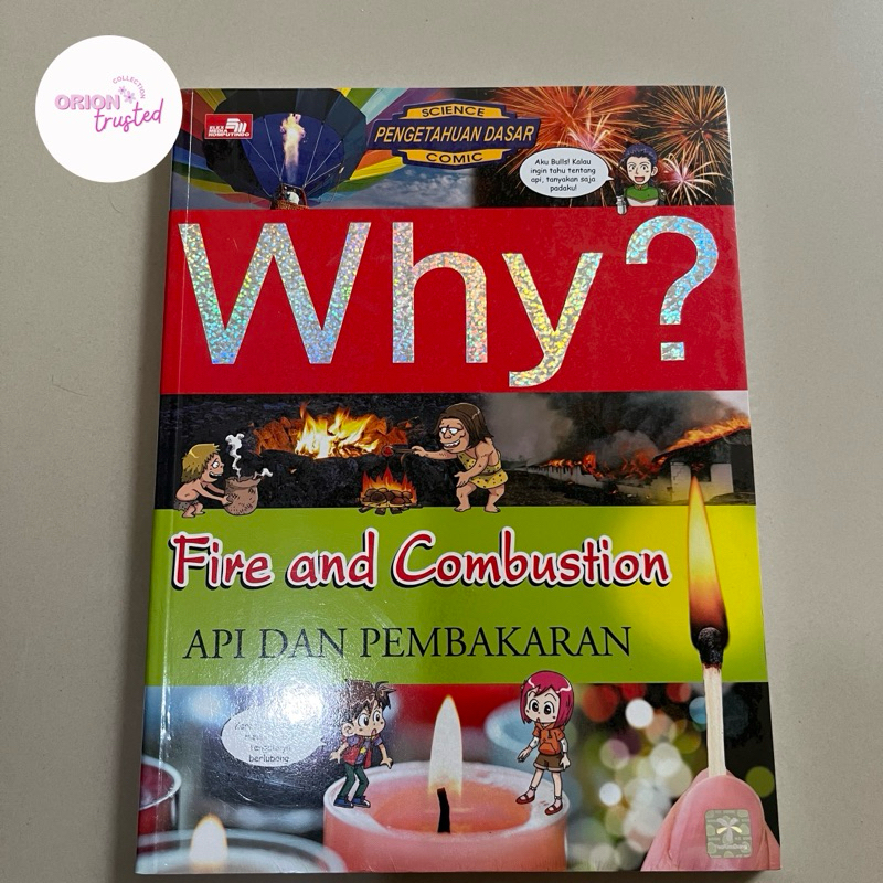 Jual educomic why fire and combustion api dan pembakaran new baru komik | Shopee Indonesia
