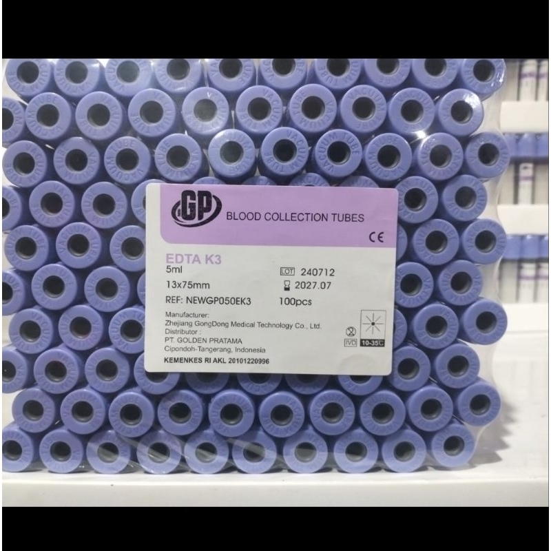 Jual Tabung Edta 5ml | Edta | Vacum Tube | Edta 5 ml | vacum 5 ml ...