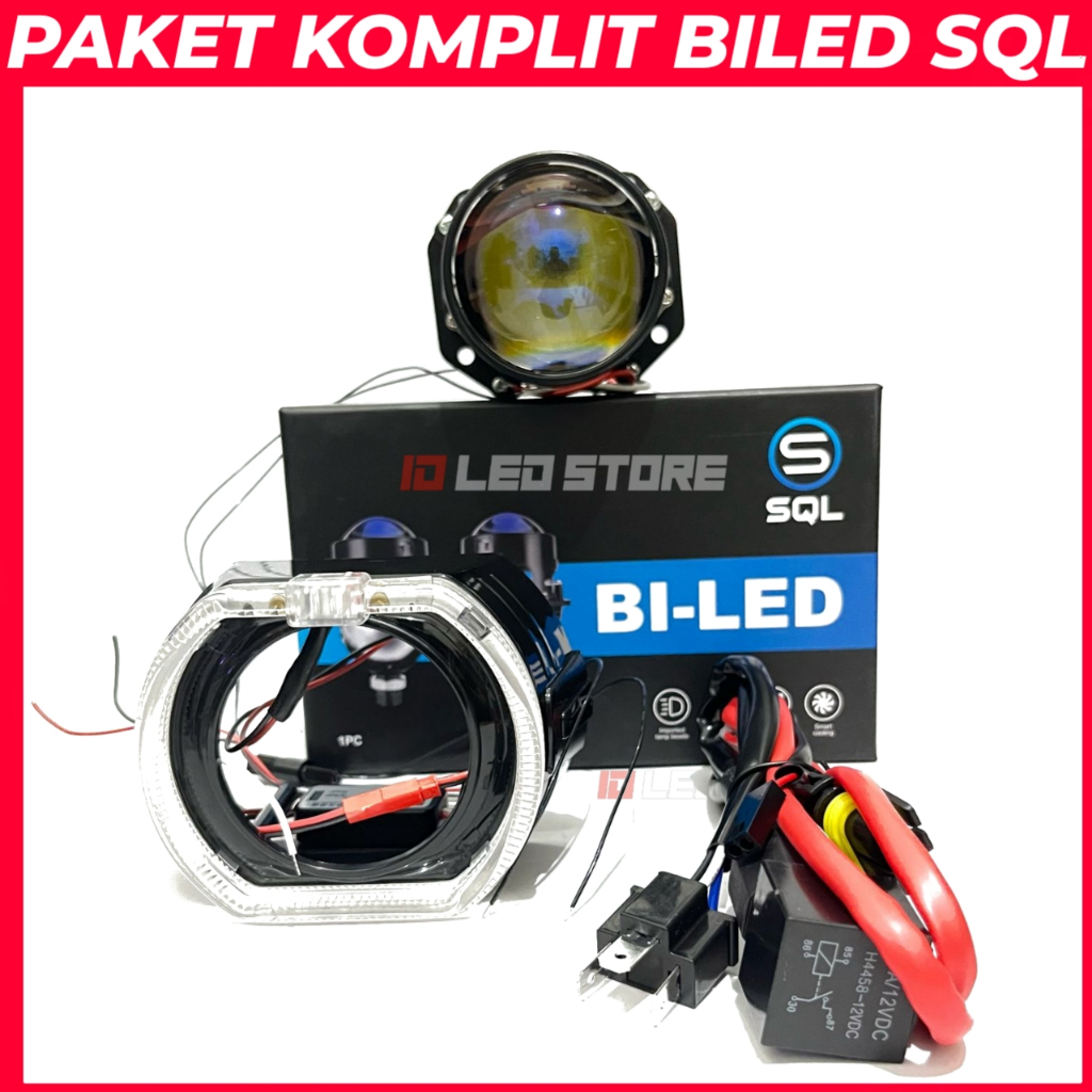 Jual PAKET BILED BULLAES SQL 818 2.5 INCH 58 WATT DEVIL EYE PROJECTOR ...