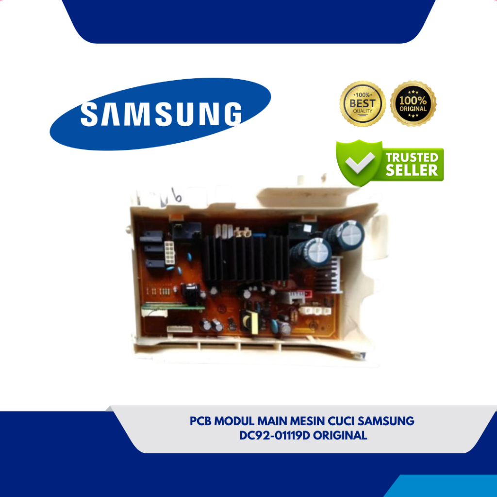 Jual PCB MODUL MAIN MESIN CUCI SAMSUNG WF856U4SAWQ DC92-01119D ORIGINAL ...