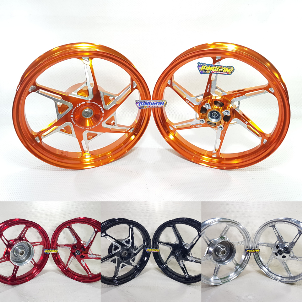 Jual Velg Pelek Racing RCB CT600 Vario 125 150 CNC Casting Rim CT 600 ...