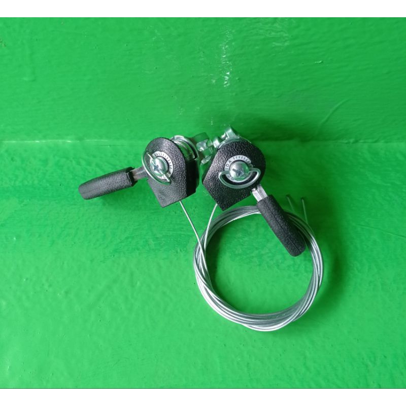 Jual shifter handel handle gigi drayer alloy 3 x 6 7 speed kiri kanan ...