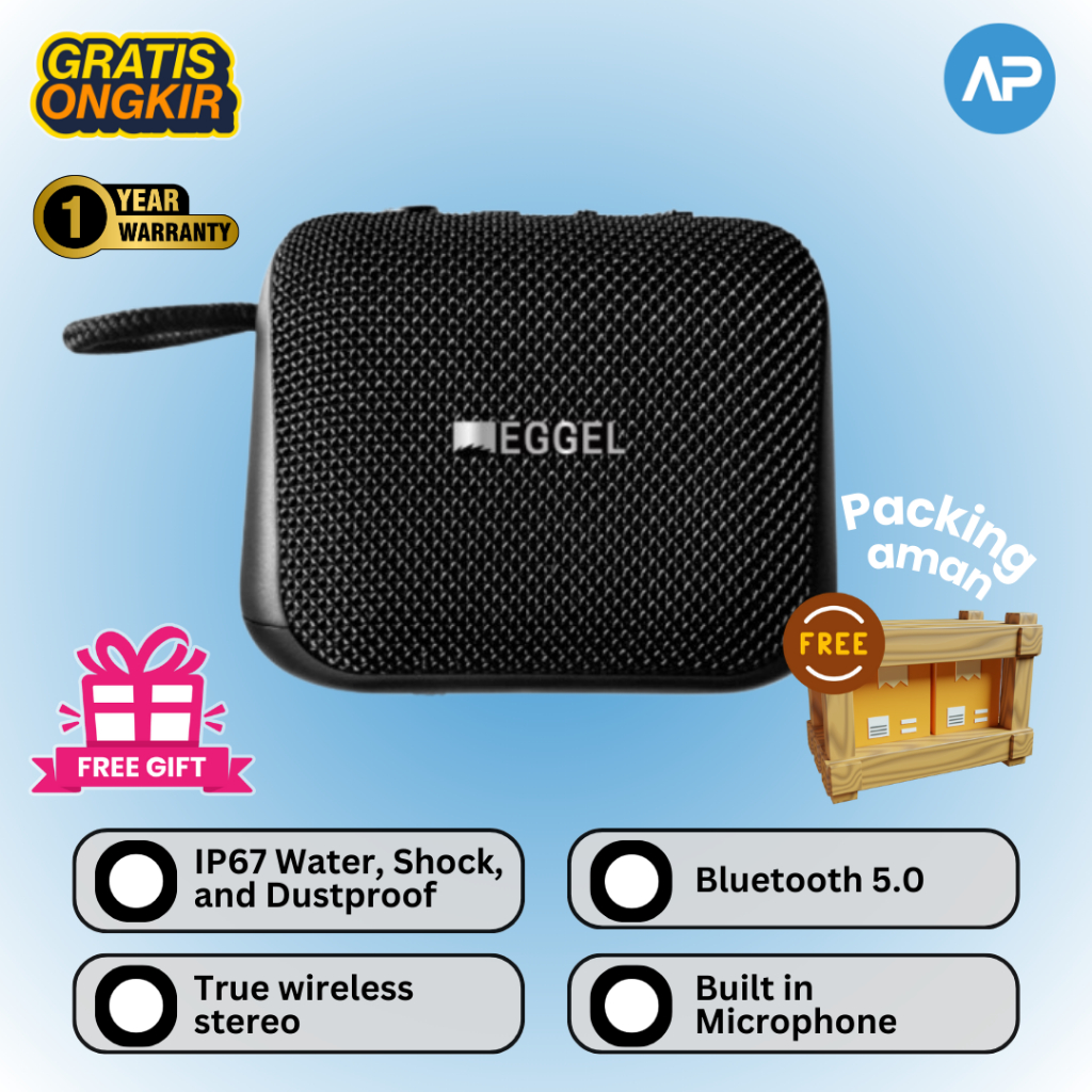 Jual MURAH! Eggel Fit 3 Waterproof Mini Speaker Bluetooth Portable ...