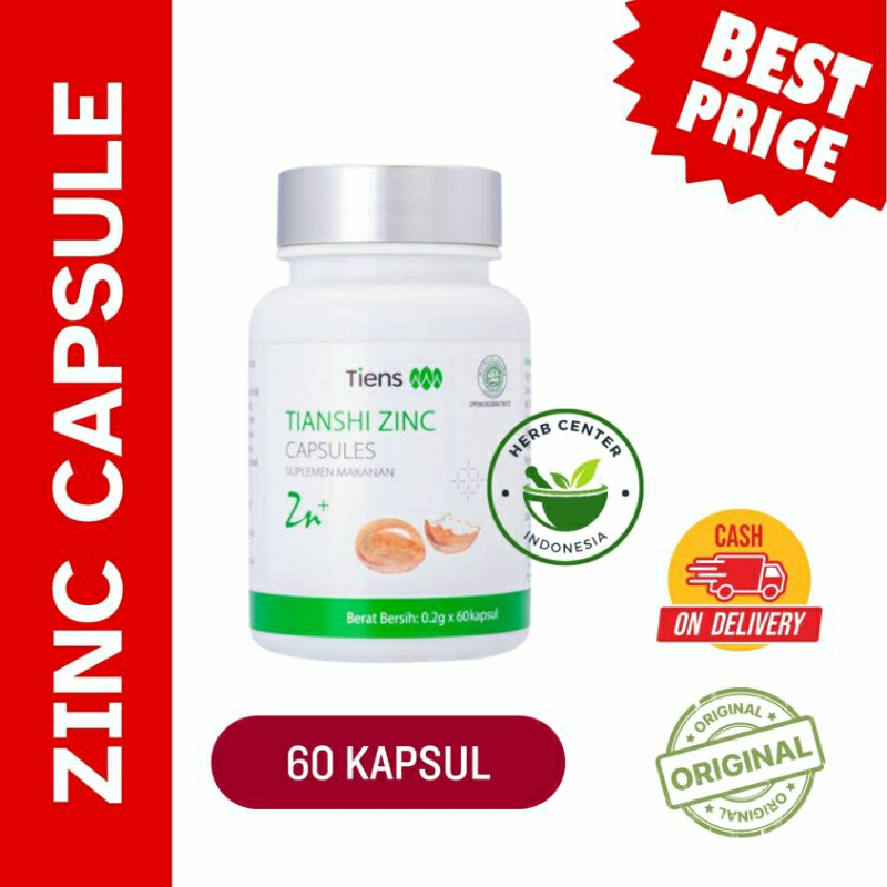 Jual ZINC CAPSULE TIENS - SOLUSI STUNTING DAN NUTRISI ANAK | Shopee ...