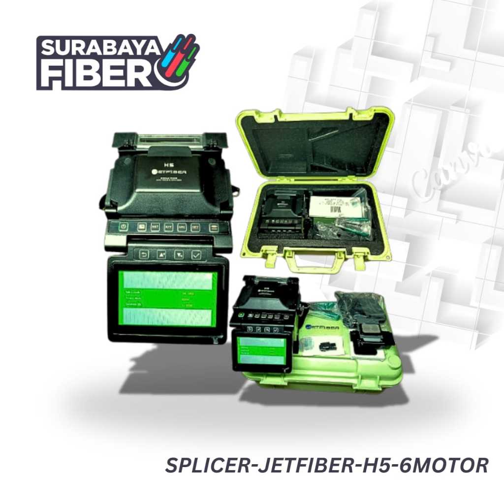 Jual {𝐎𝐑𝐈𝐆𝐈𝐍𝐀𝐋 } fusion splicer 𝐉𝐄𝐓𝐅𝐈𝐁𝐄𝐑 H5 6 motor / fusion splicing ...