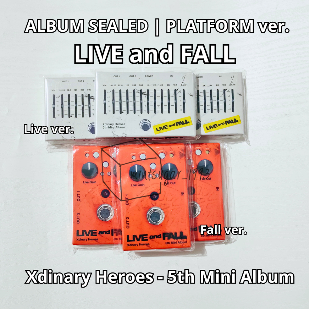 Jual [ READY STOCK | SEALED OFFICIAL ] Xdinary Heroes - 5th Mini Album [ Live and Fall ...