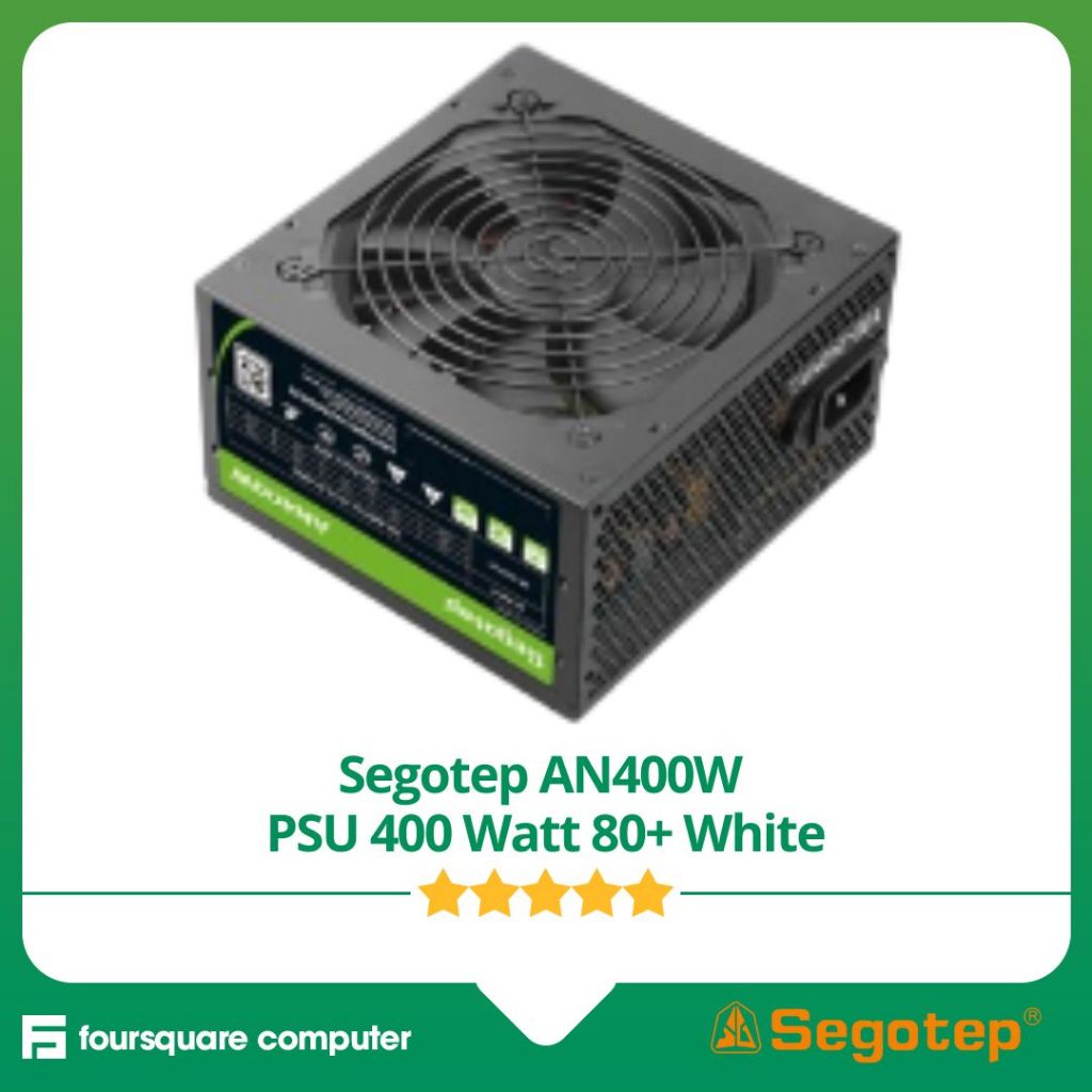 Jual Segotep AN400W PSU Power Supply 400 Watt 80 Plus White | Shopee ...