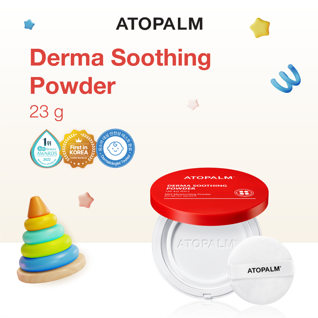 Jual ATOPALM Derma Soothing Powder 23g - Bedak Padat Untuk Bayi ...