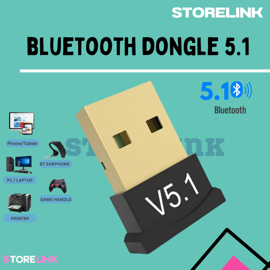 Jual USB Dongle Bluetooth Adaptor 5.1 (Tidak Bisa HP) Hanya Untuk PC ...