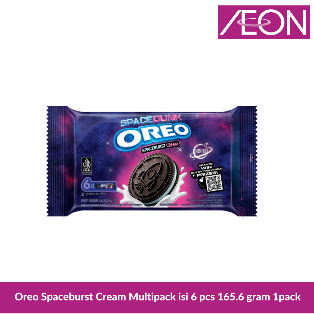 Jual Oreo Spaceburst Cream Multipack isi 6 pcs 165.6 gram 1pack ...