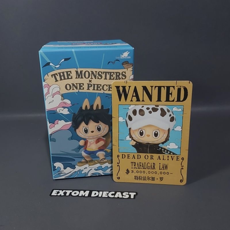 Jual Pop Mart The Monsters Labubu X One Piece (TRAFALGAR LAW) | Shopee ...