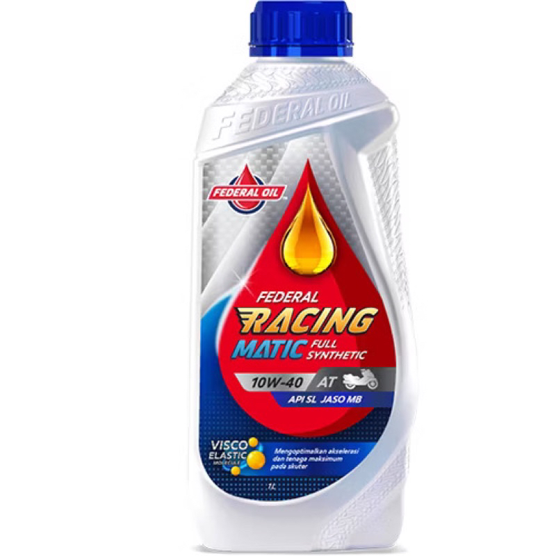 Jual OLI FEDERAL RACING MATIC 10-40 UKURAN 1 LITER | Shopee Indonesia