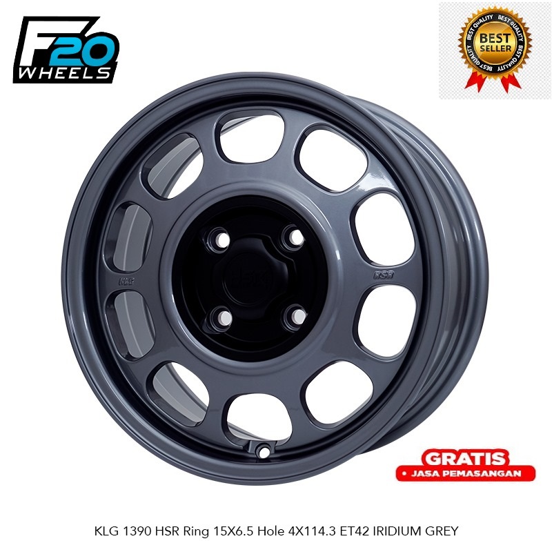 Jual VELG MOBIL RACING UNTUK AVANZA,LIVINA R15 HSR KLG LEBAR 6,5 RATA BODY PCD 4X114,3 ET42 ET42 ...