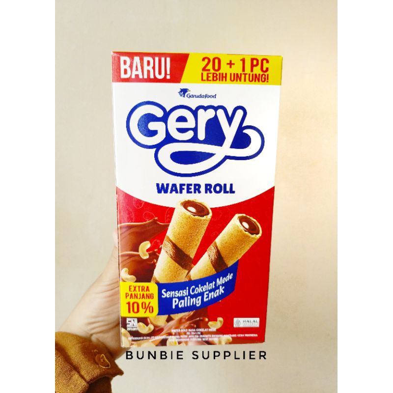 Jual Gery Wafer Roll Cokelat Isi 20+1 (BOX) | Shopee Indonesia