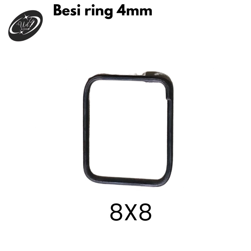 Jual Besi cincin/ring behel/besi begel kolom 4mm ukuran 8X8 | Shopee ...