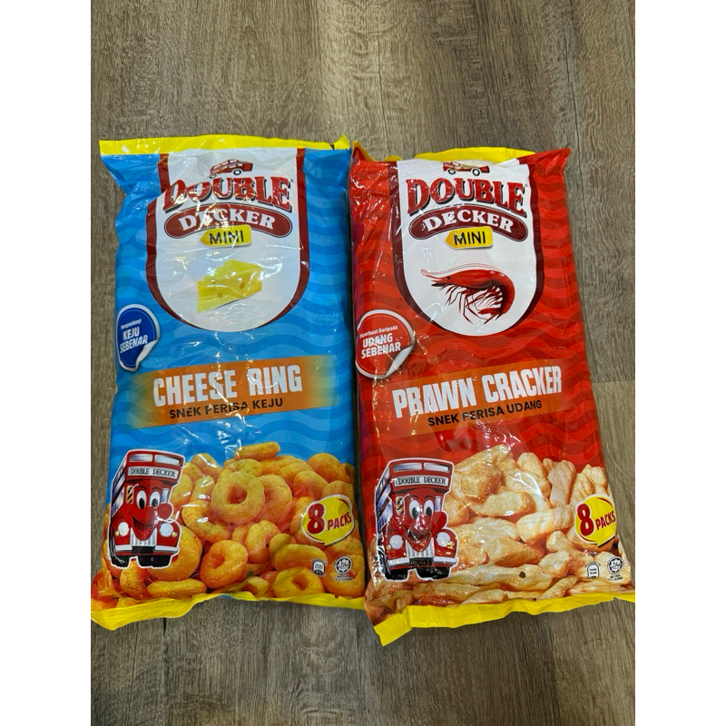 Jual Double Decker Mini Cheese Ring / Double Decker Mini Prawn Crackers ...