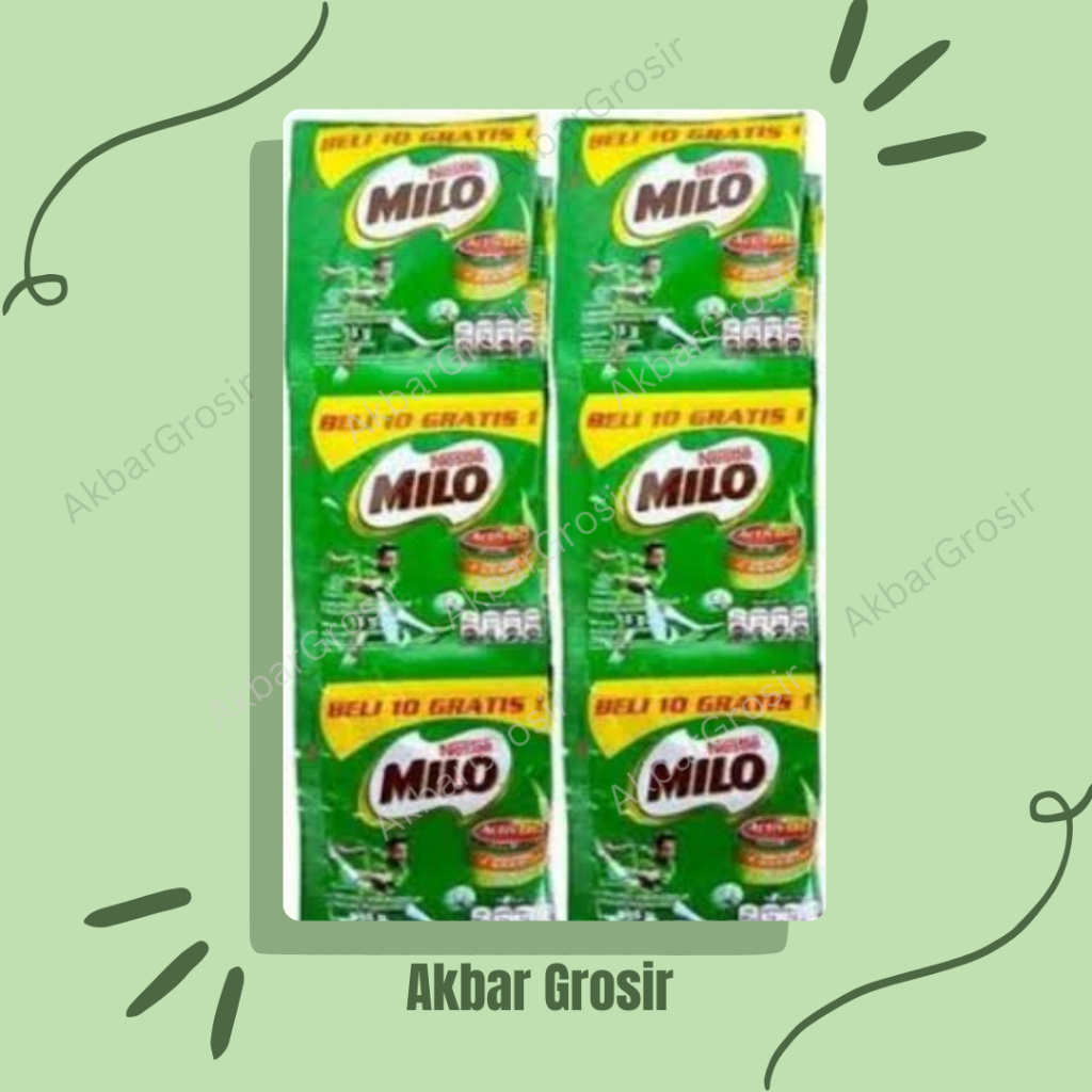 Jual Milo Activ Go 22gr Renceng Isi 11 Sachet - Bisa COD | Shopee Indonesia