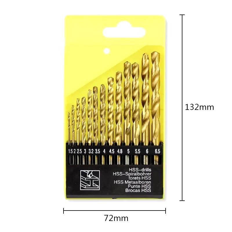 Jual MATA BOR BESI KAYU HSS SET ISI 13PCS 1,5mm 2mm 2,5mm 3mm 3,2mm 3 ...